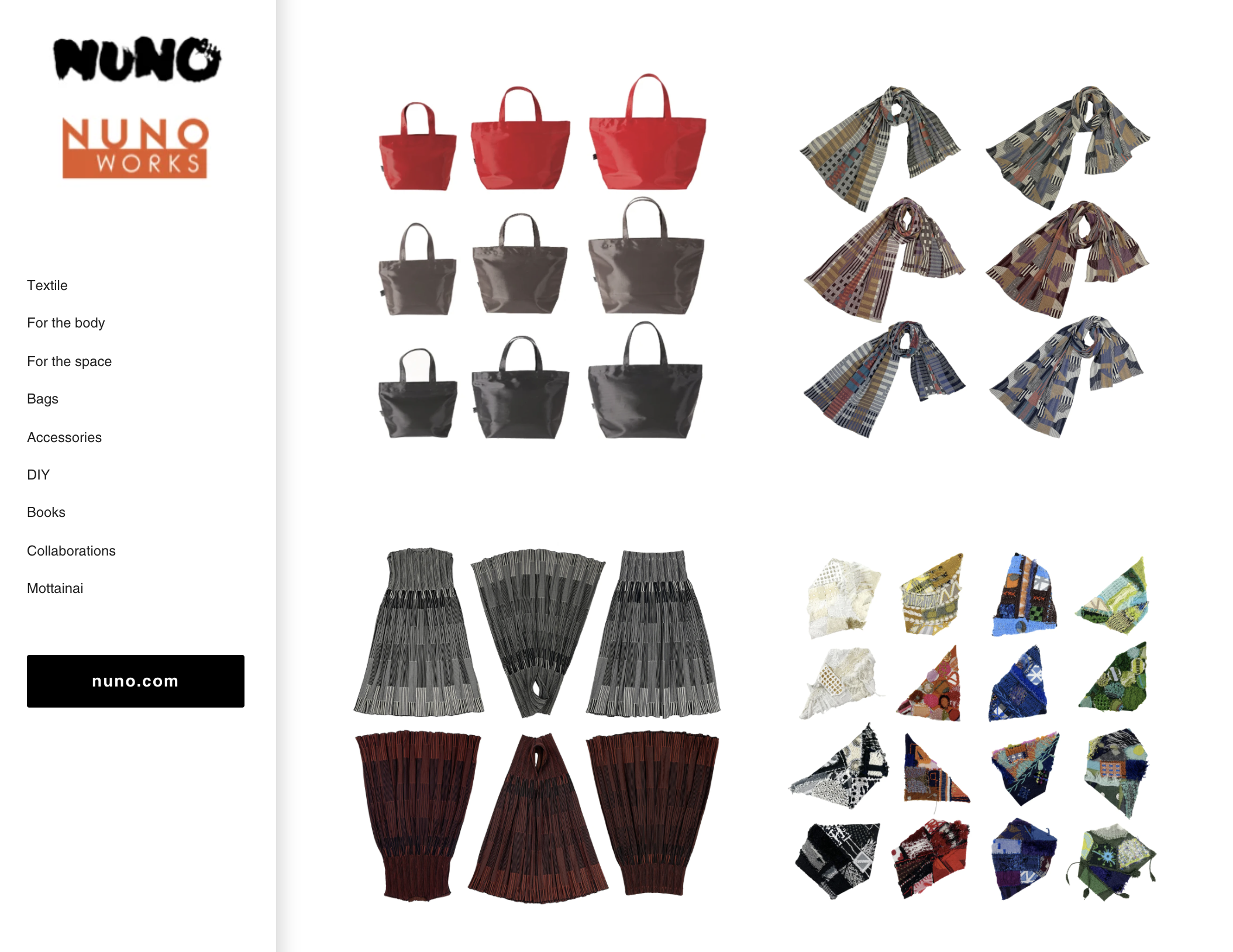 NUNO | NUNO official online shop